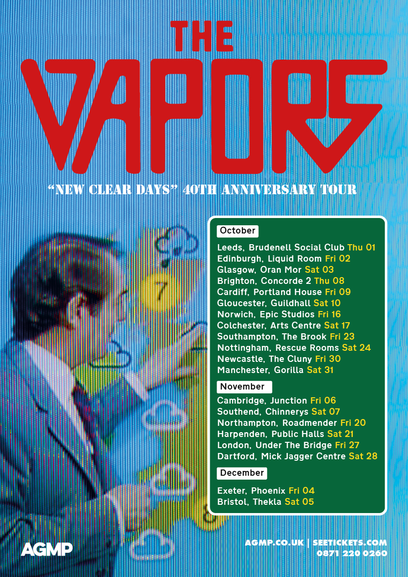 New Clear Days 40th anniversary tour « The Vapors Official Website